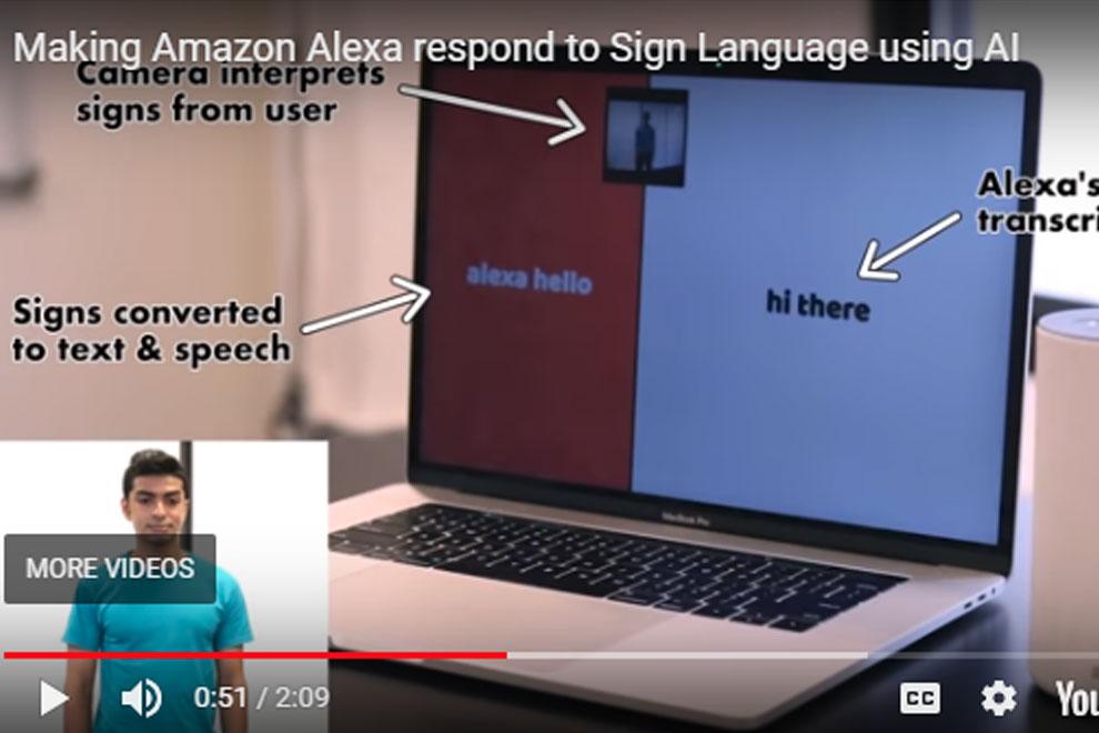 Alexa is learning sign language! | Inglis